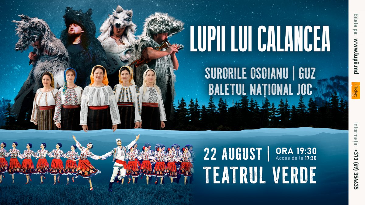 LUPII lui Calancea, Surorile Osoianu, Guz și Baletul Național “JOC” - iTicket