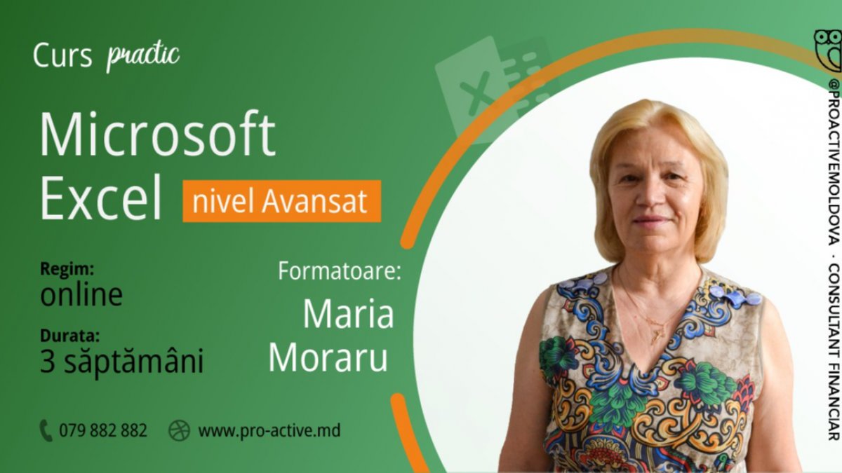 Curs practic MS Excel Avansat (online) - iTicket