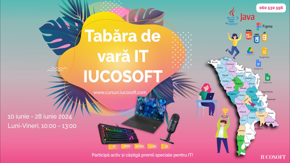 Tabăra de vară IT IUCOSOFT (Online) - iTicket