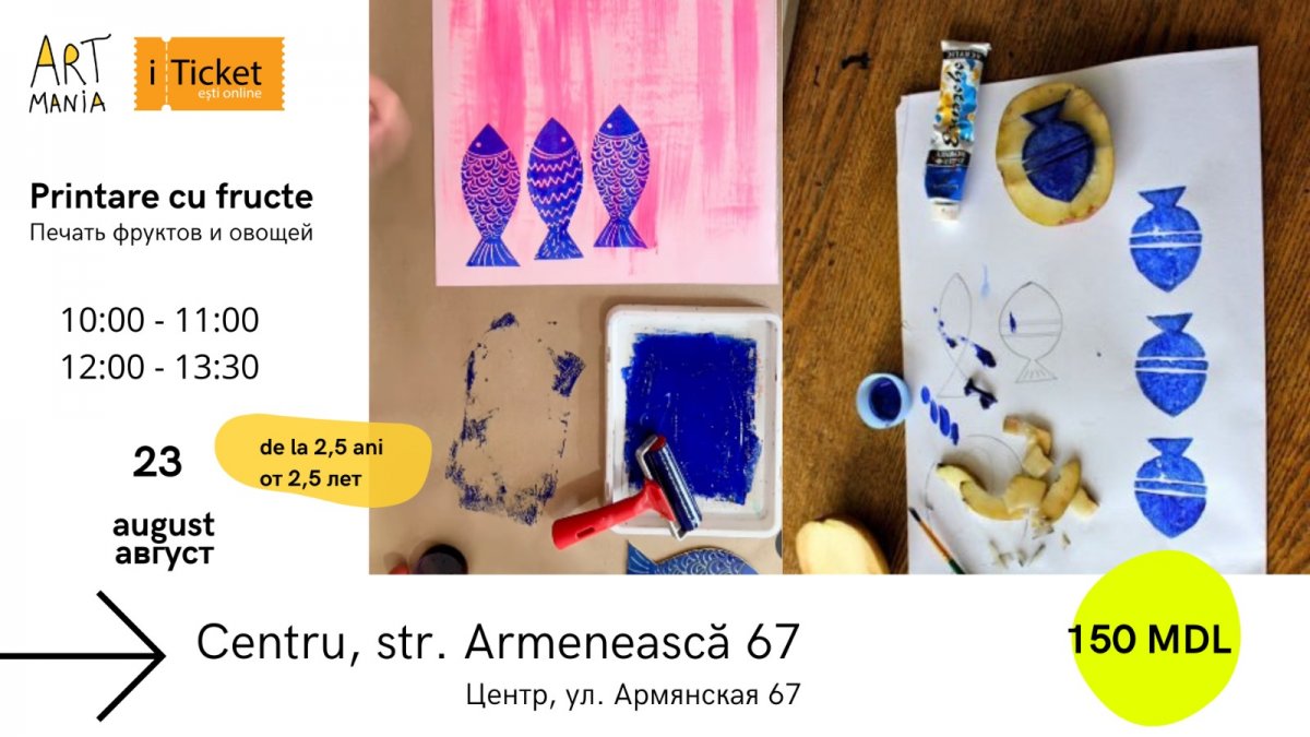 Printare cu fructe – activitate creativă și senzorială pentru copi ...